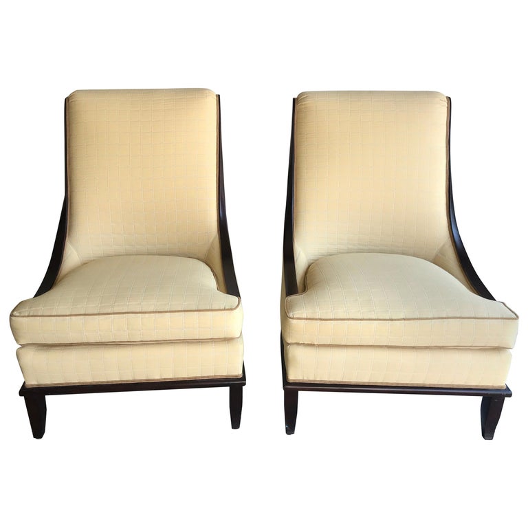 Drexel Heritage Pair of Runway Chairs at 1stDibs