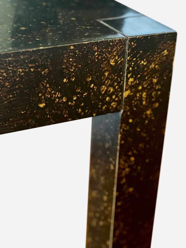 Drexel Oil Drop Finish Parsons Style Side Tables, a Pair For Sale at ...