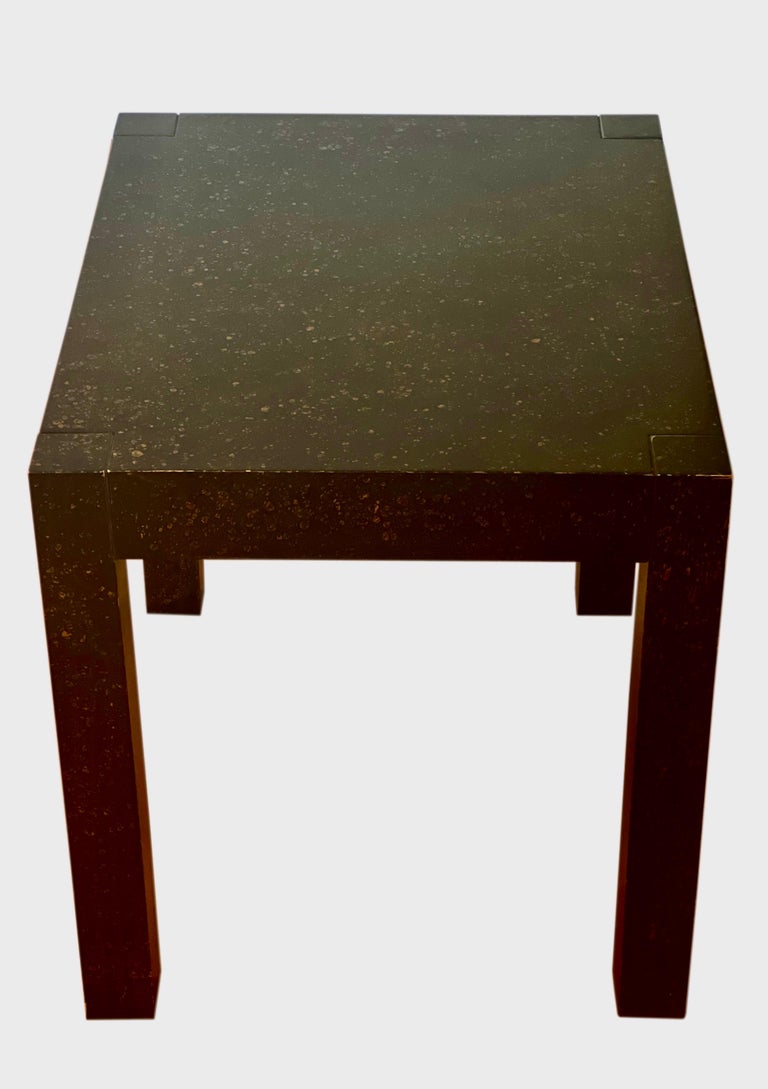 Drexel Oil Drop Finish Parsons Style Side Tables, a Pair For Sale at ...
