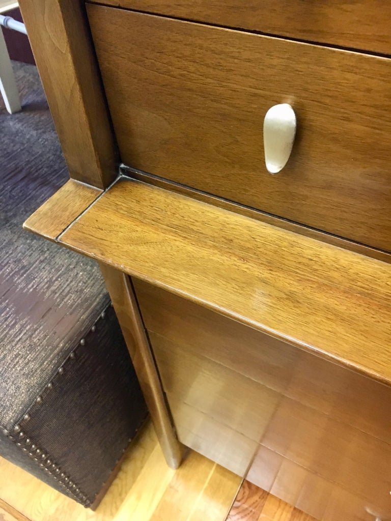 Drexel Profile John Van Koert Midcentury Tall Dresser Chest Drawers ...