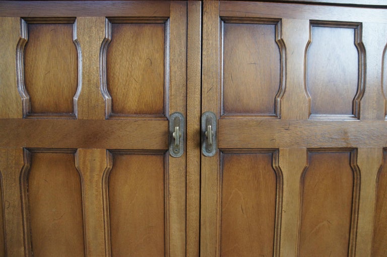 Drexel Triune Mid-Century Modern Mahogany Buffet Server Console Cabinet ...