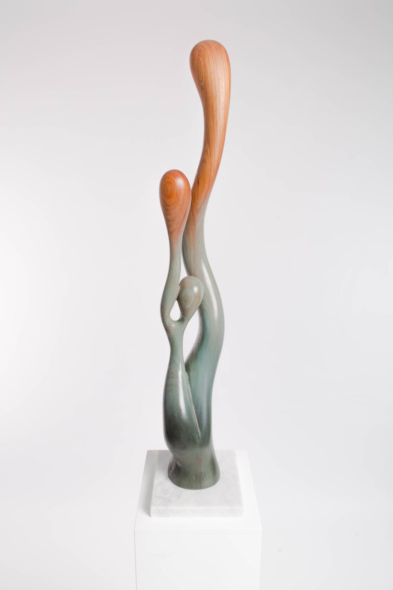 Driaan Claassen - Abstract, Wood, Turquoise, Gradient, Sculpture ...