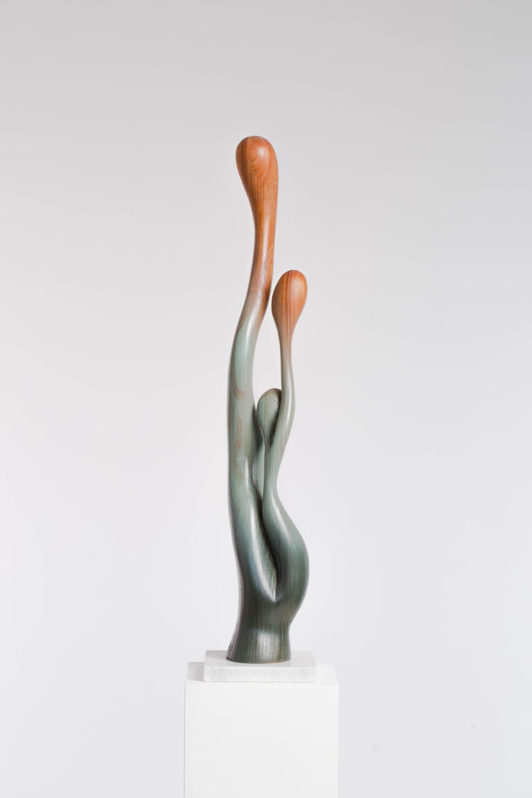 Driaan Claassen - Abstract, Wood, Turquoise, Gradient, Sculpture ...