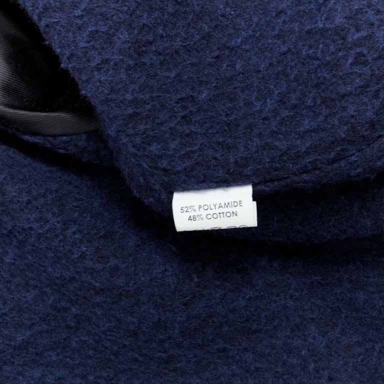 DRIES VAN NOTEN men's khaki navy blue duo-colour trench S For Sale at ...