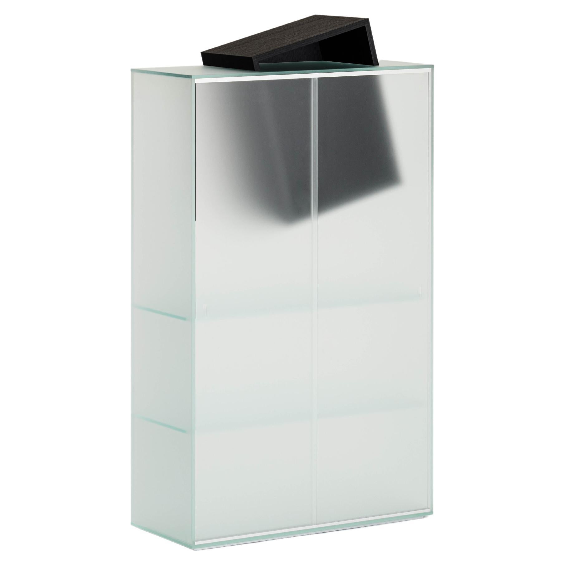 Drift Etched Glass Storage Cabinet by Nendo for Glas Italia For Sale at ...