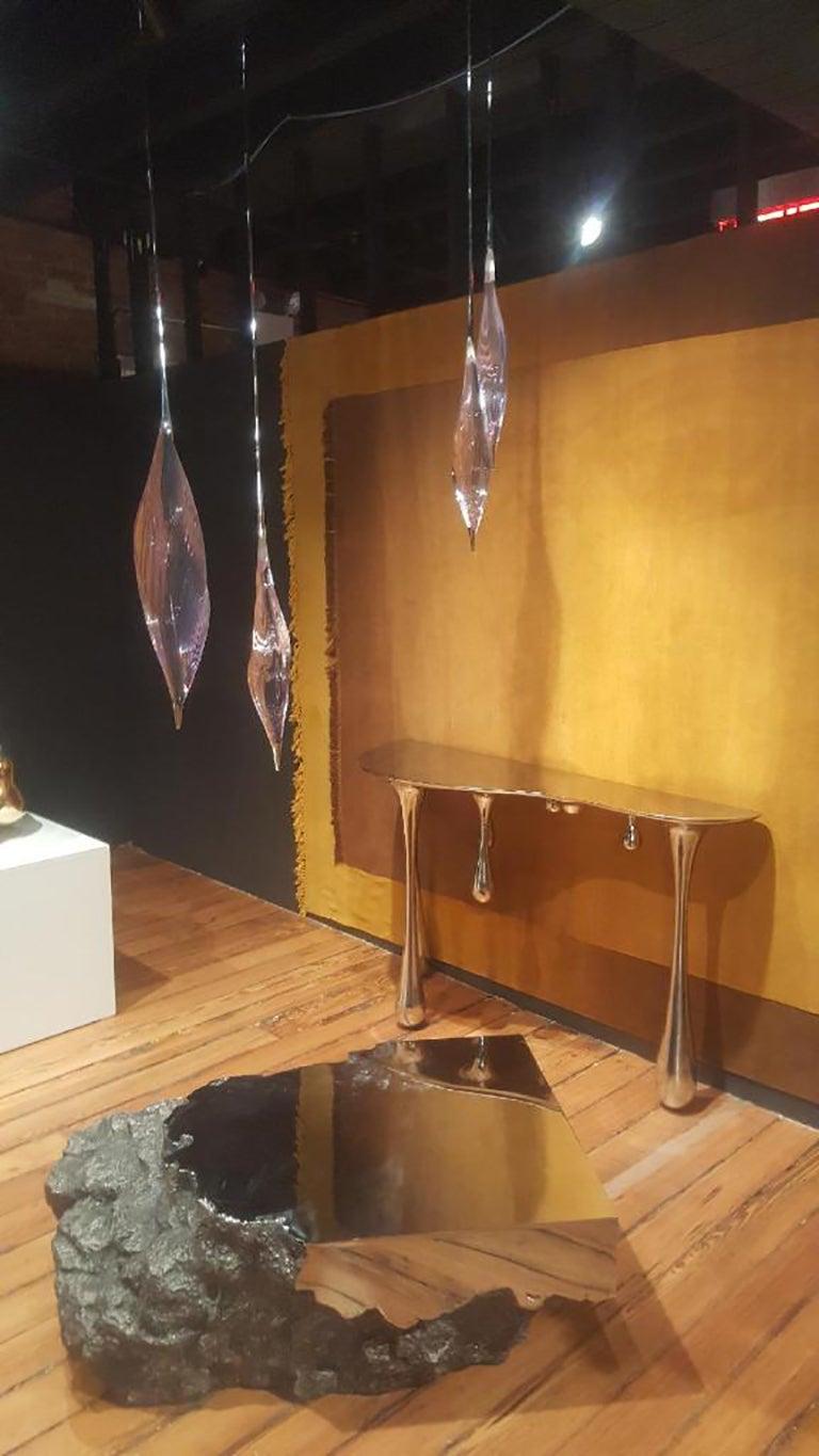 Dripping Console Table No.2 Hallway Entry Table by Zhipeng Tan For Sale ...