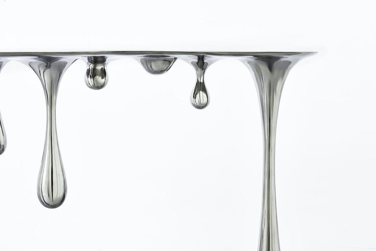 Dripping Console Table No.2 Hallway Entry Table by Zhipeng Tan For Sale ...