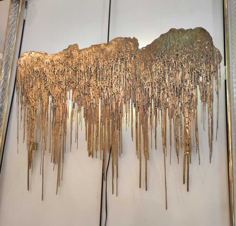 Drips Bronze Sconce For Sale at 1stDibs