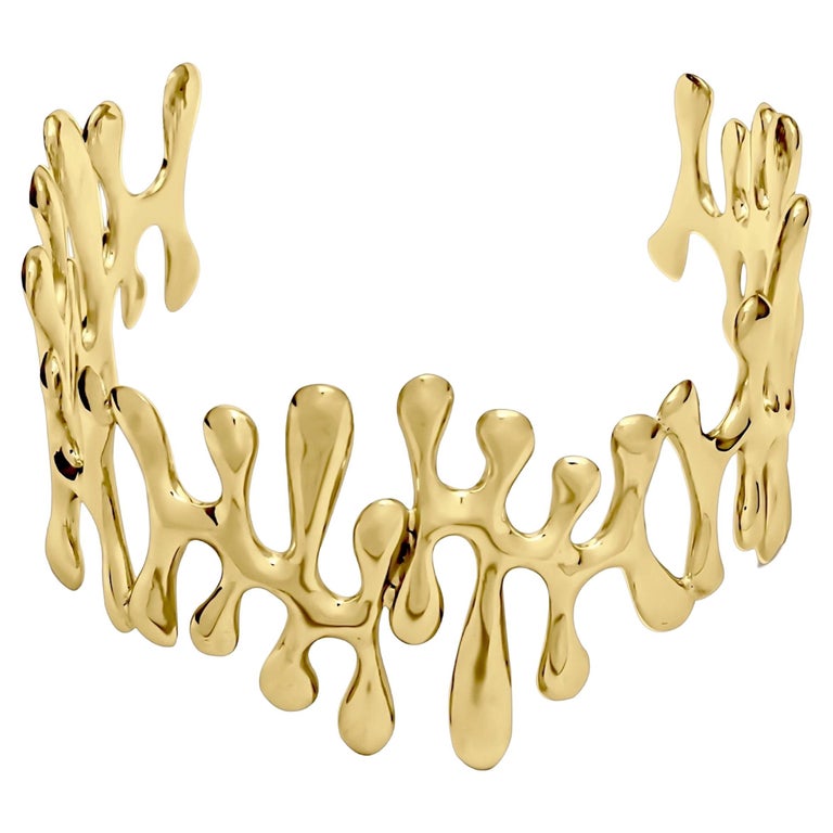 Drops Gold Cuff For Sale at 1stDibs