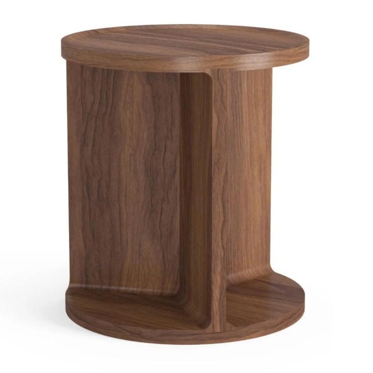 oil drum side table