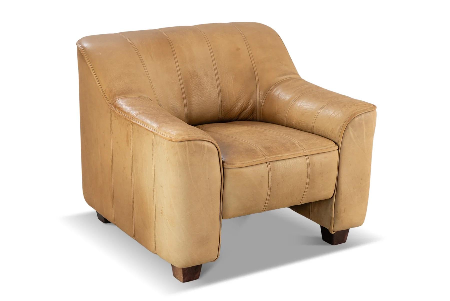 Ds 44 armchair in buffalo leather by desede For Sale at 1stDibs