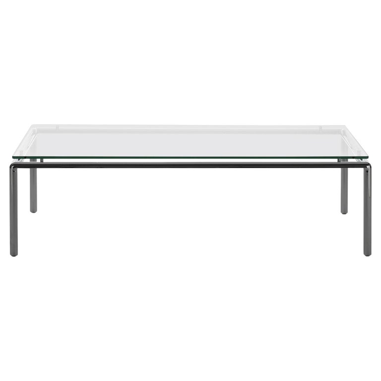 DS-9075 Bauhaus Stainless Steel and Glass Table by De Sede For Sale at ...