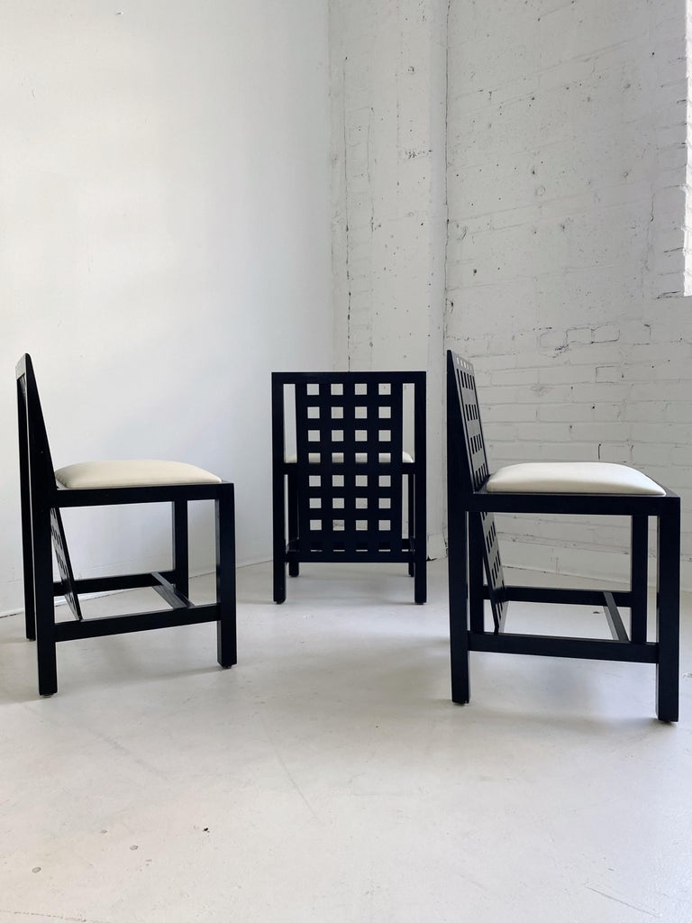 DS1 Table and 4 DS3 Chairs Dining Set by Charles Rennie Mackintosh for ...