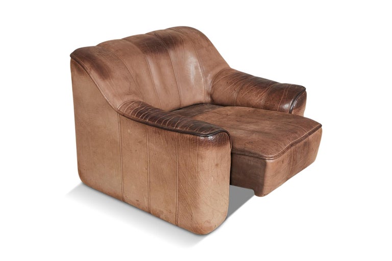 Ds44 Lounge Chair And Ottoman In Buffalo Leather By Desede For Sale at ...