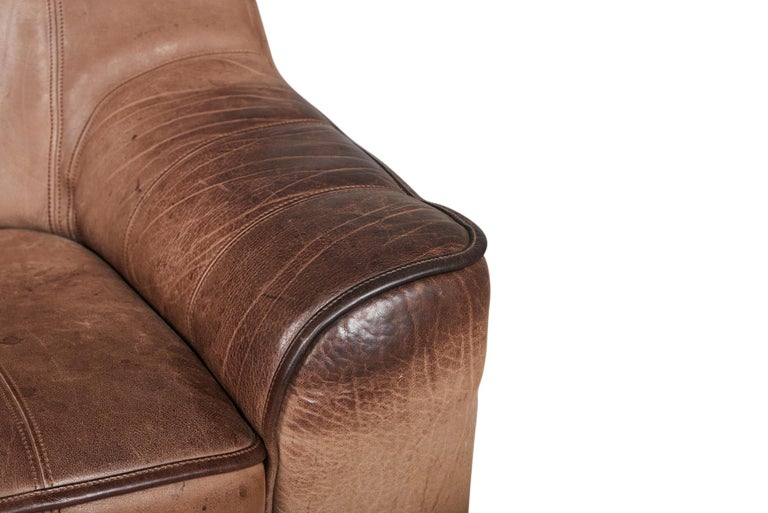 Ds44 Lounge Chair And Ottoman In Buffalo Leather By Desede For Sale at ...