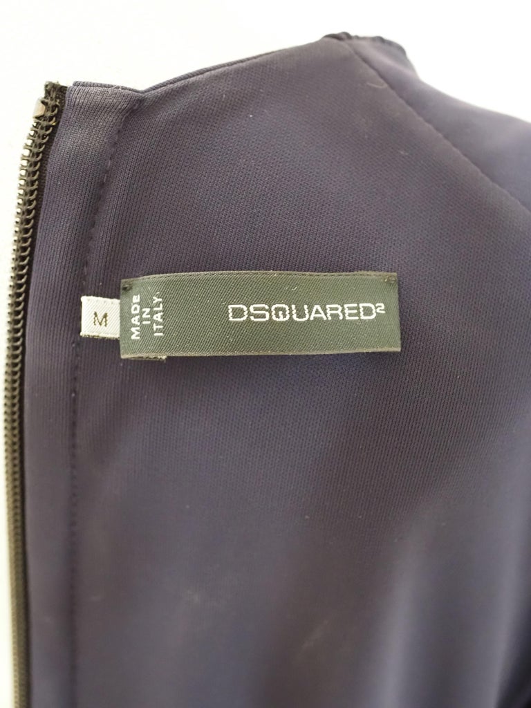 Dsquared Blue Dress For Sale at 1stDibs