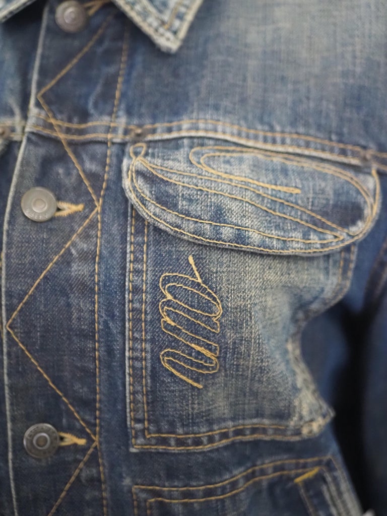 Dsquared denim jacket For Sale at 1stDibs