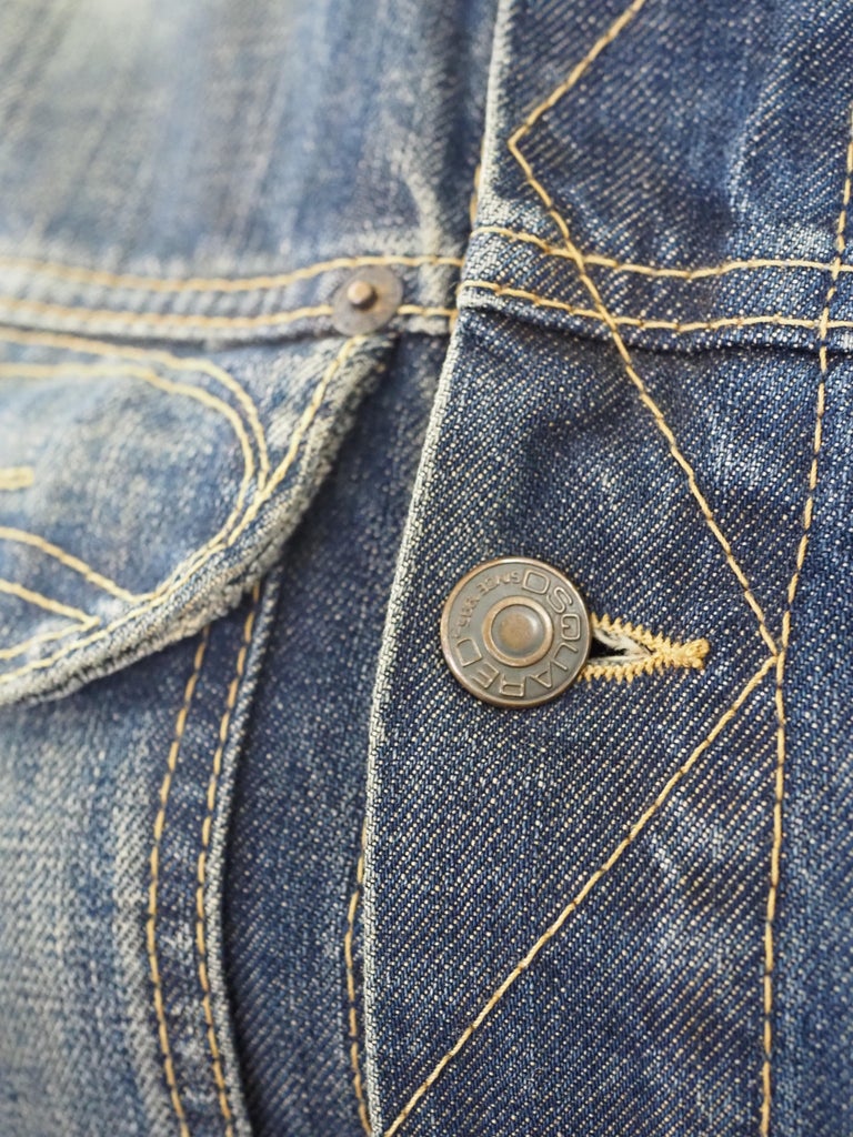 Dsquared denim jacket For Sale at 1stDibs