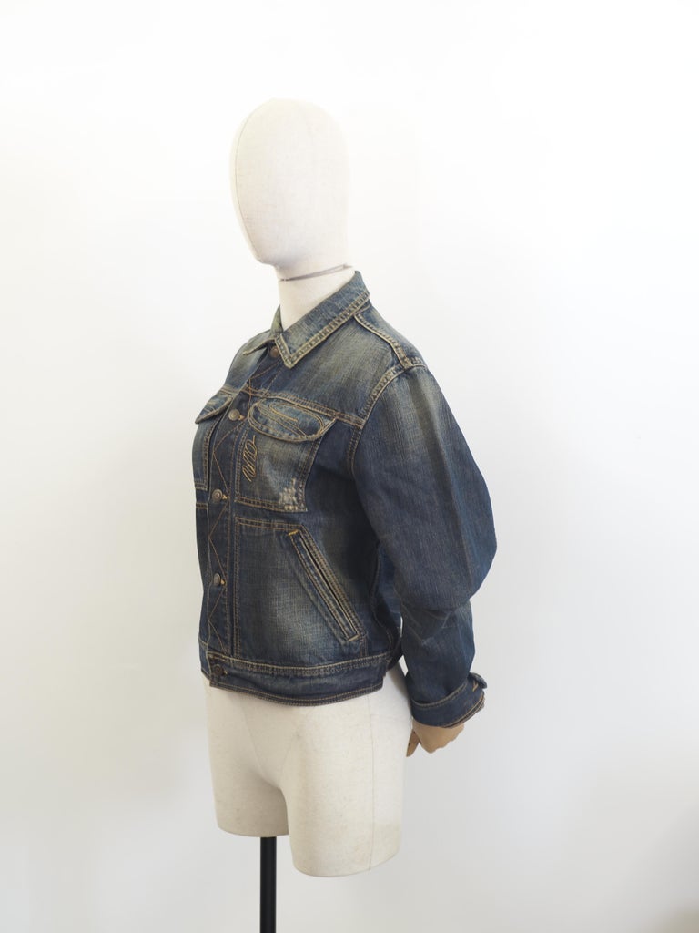 Dsquared denim jacket For Sale at 1stDibs