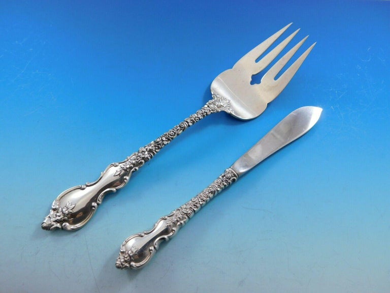 Du Barry by International Sterling Silver Flatware Set for 12 Dinner ...