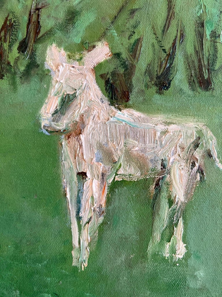 Duan Zhaonan - 'Man With White Dog' Original Contemporary Figurative ...