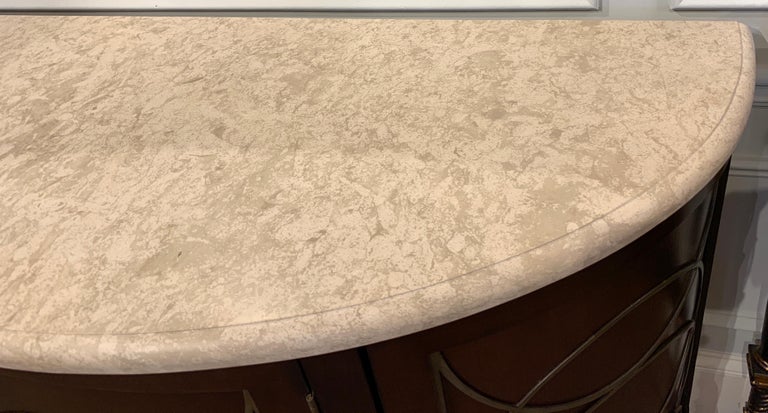 Duchamp Demilune Sideboard with Satillia Marble Top, by Hickory Chair ...
