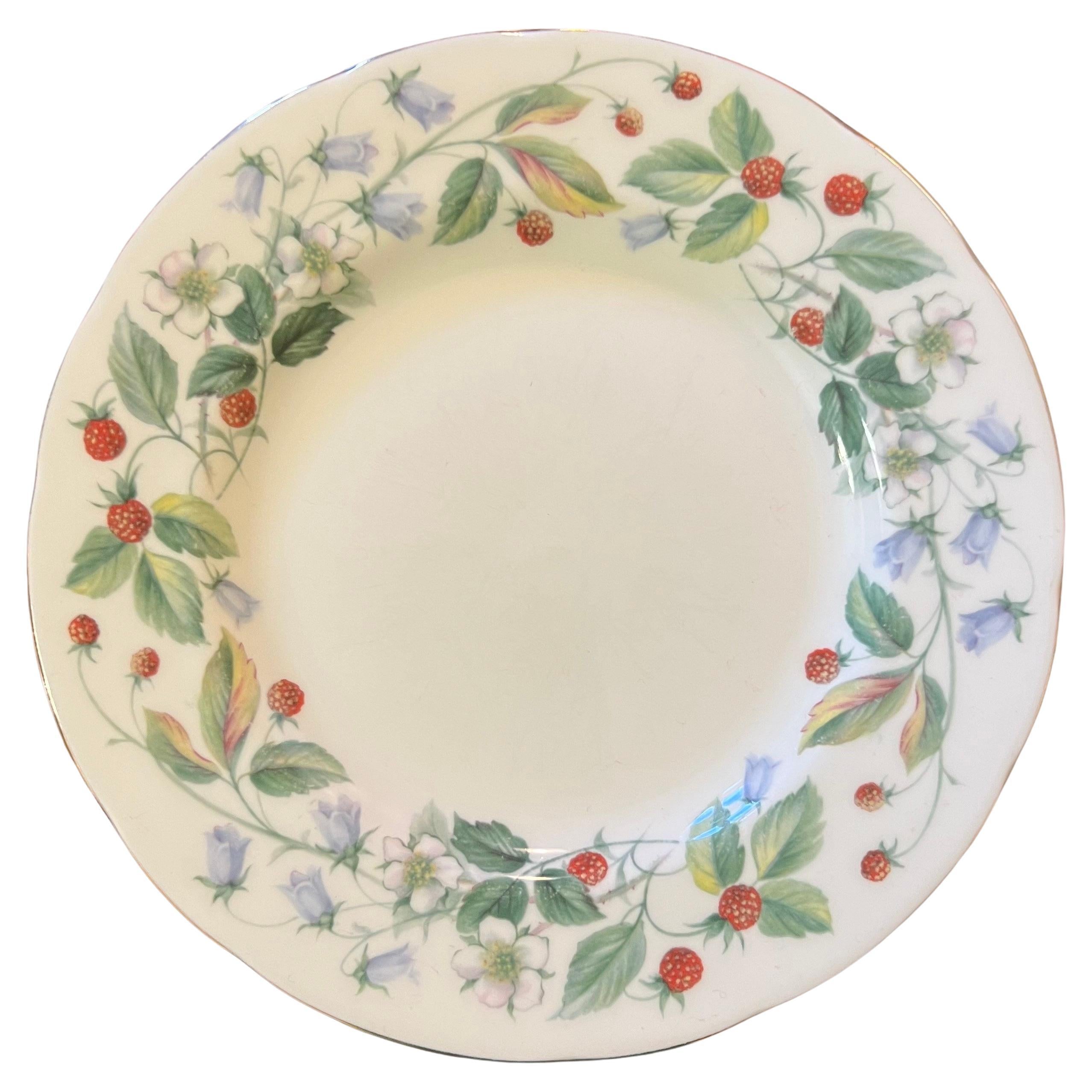 Duchess Strawberry Fields Side Plate For Sale at 1stDibs