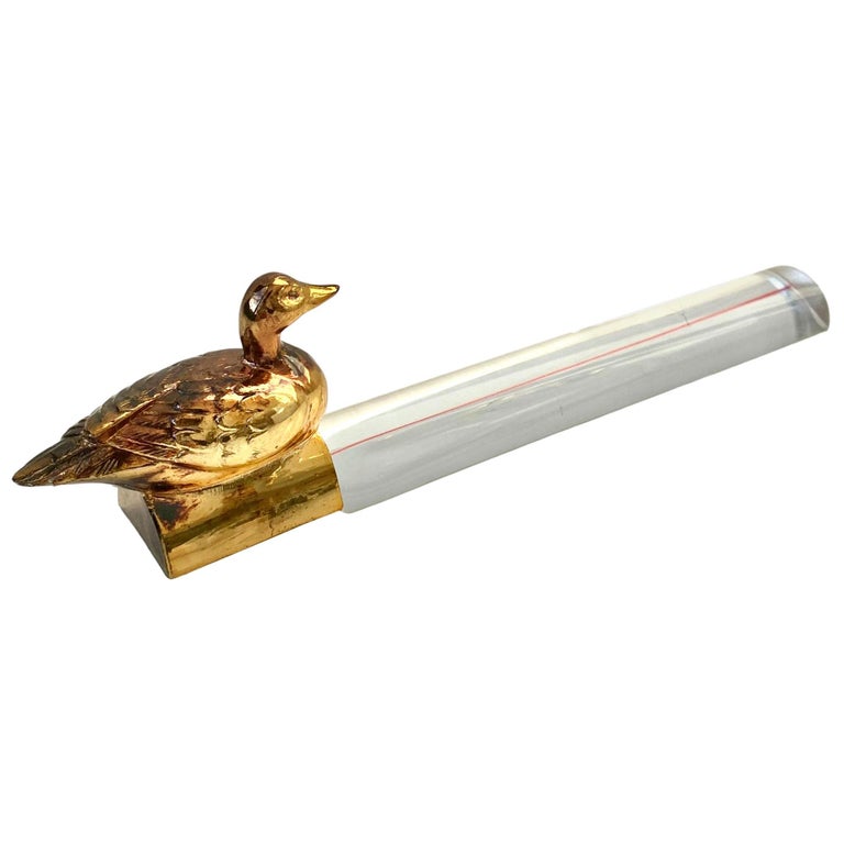 Duck Desk Loupe and Paperweight at 1stDibs