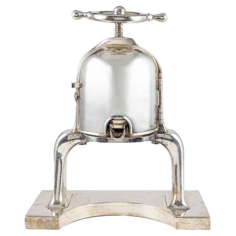 Duck Press Hochwertig versilberte Bronze Anfang des 20. Jahrhunderts im ...