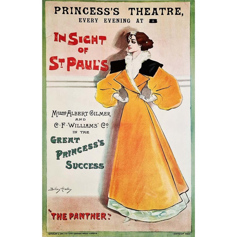 Dudley Hardy - Original poster of 1895 by Dudley Hardy: In view of St ...