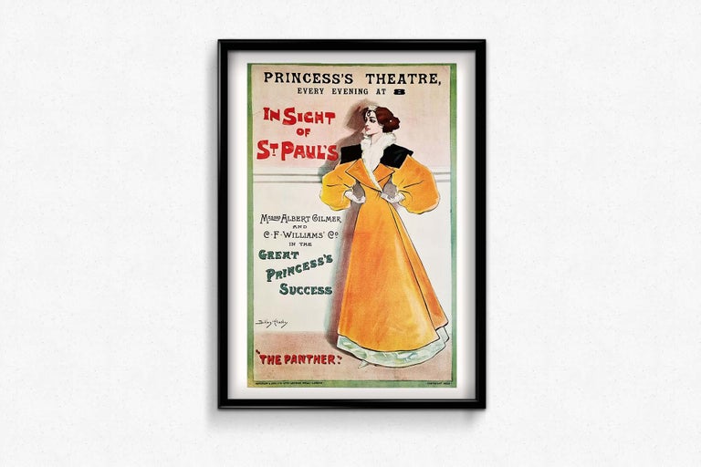 Dudley Hardy - Original poster of 1895 by Dudley Hardy: In view of St ...