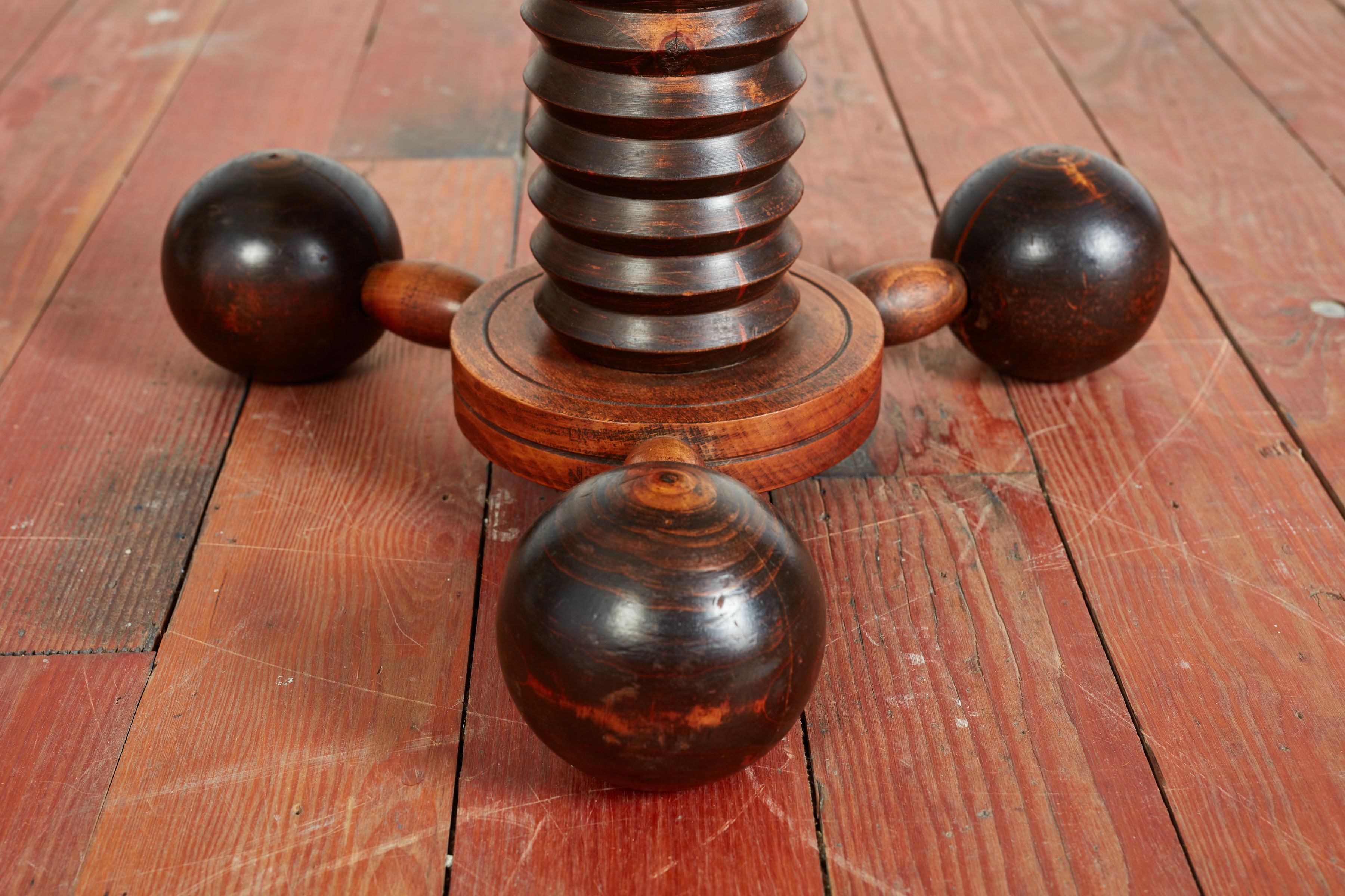 Dudouyt Three Ball Side Table For Sale at 1stDibs