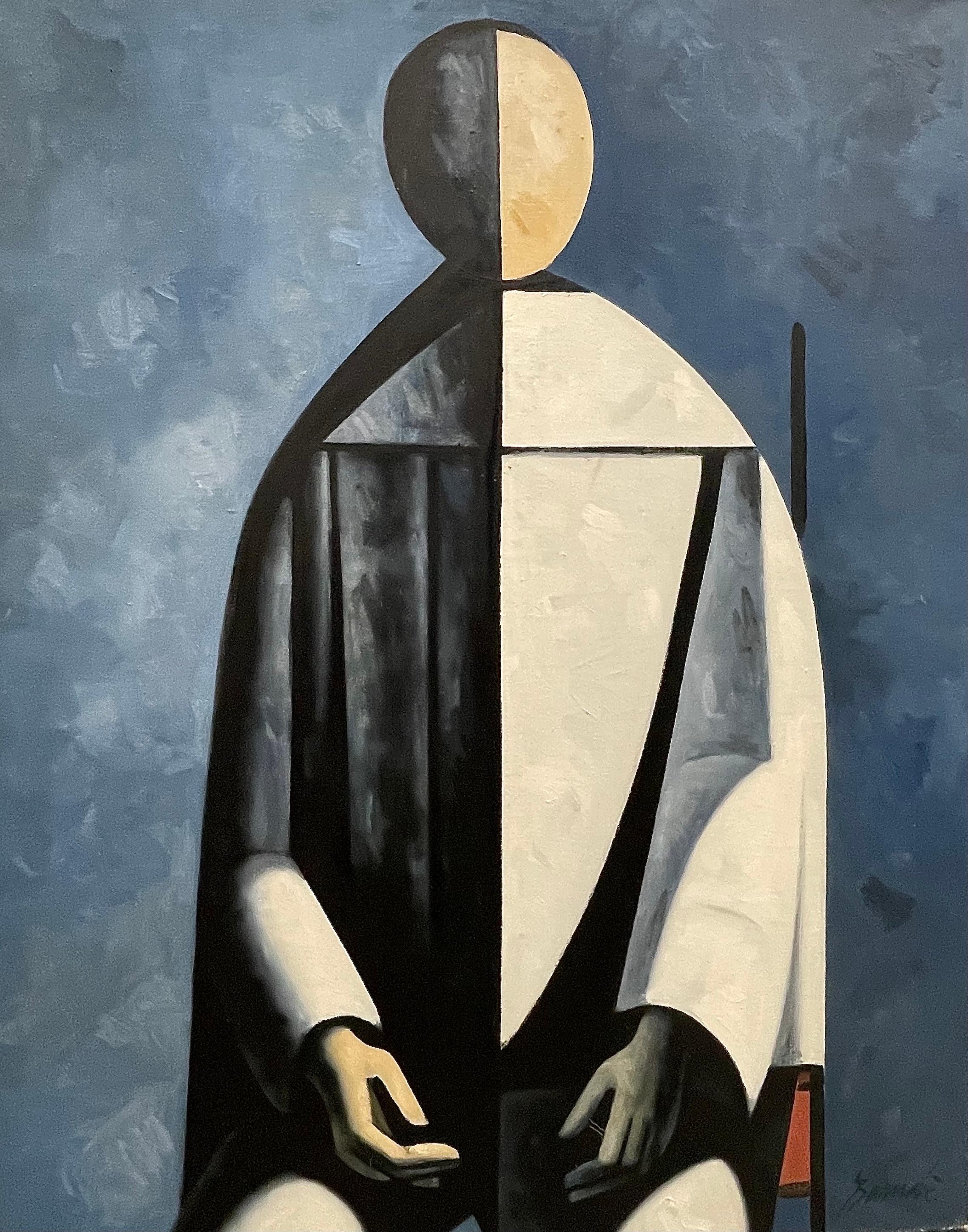 Duilio Barnabe - Figura seduta (Seated figure) For Sale at 1stDibs