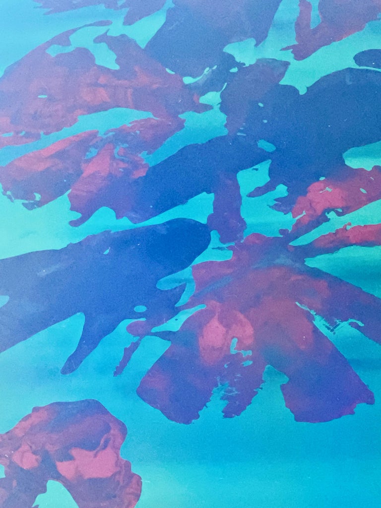 Duilio 'Dubé' Barnabe Reverse Painted Glass Top Cocktail Table for ...