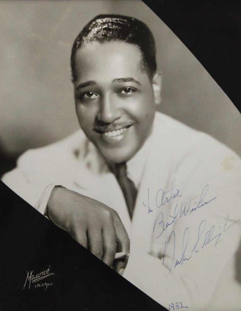 Duke Ellington Signed Photograph, 1932 at 1stDibs