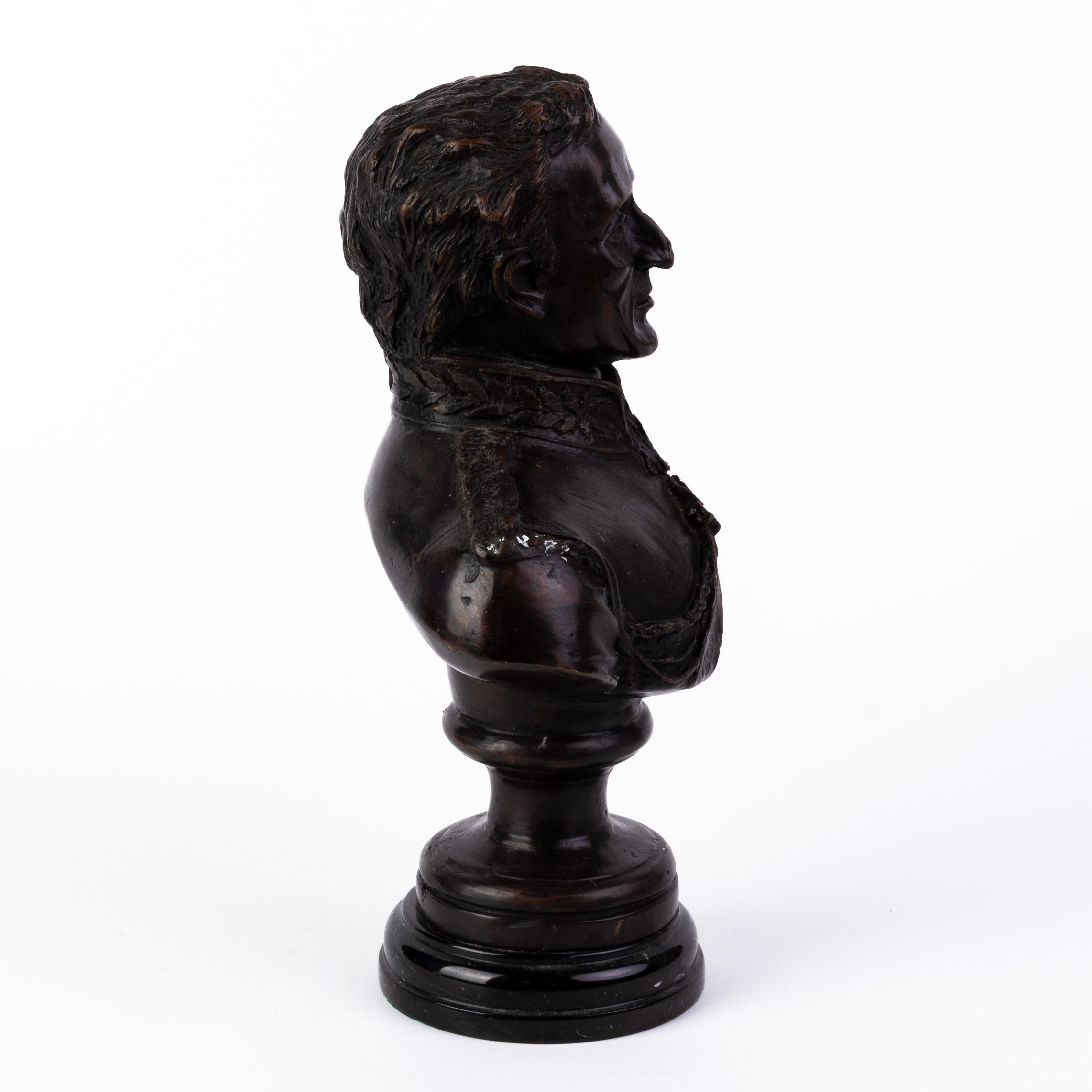 Duke of Wellington Bronze Bust Sculpture at 1stDibs