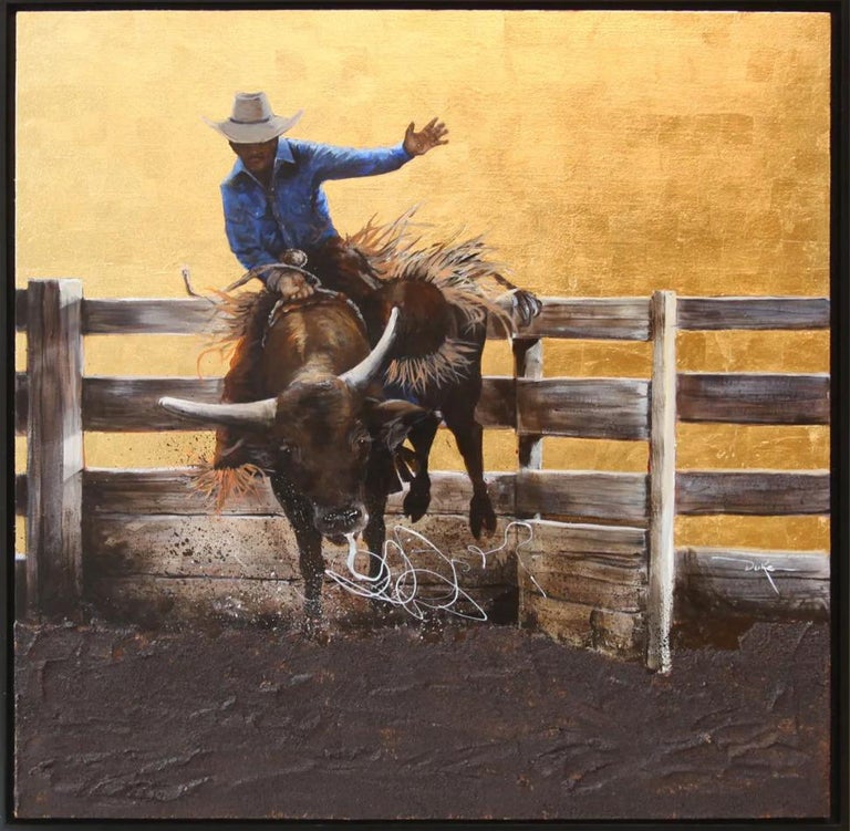 Bull Riding Paintings