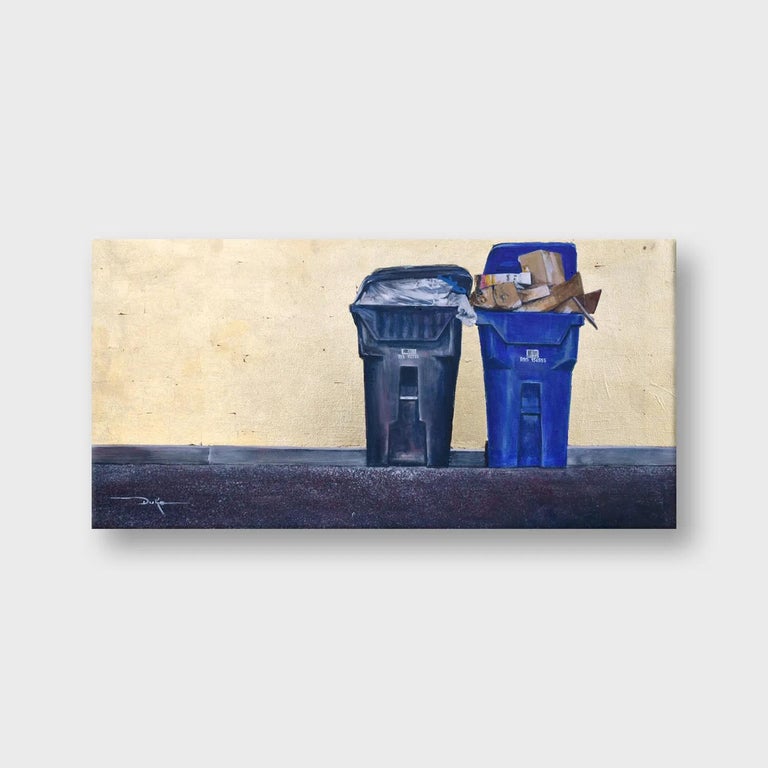 Duke Windsor - Impressionist Still Life, "Trash Talk" For Sale at 1stDibs