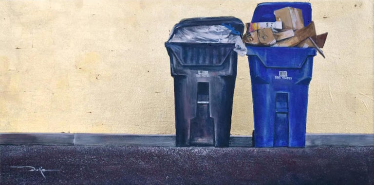 Duke Windsor - Impressionist Still Life, "Trash Talk" For Sale at 1stDibs