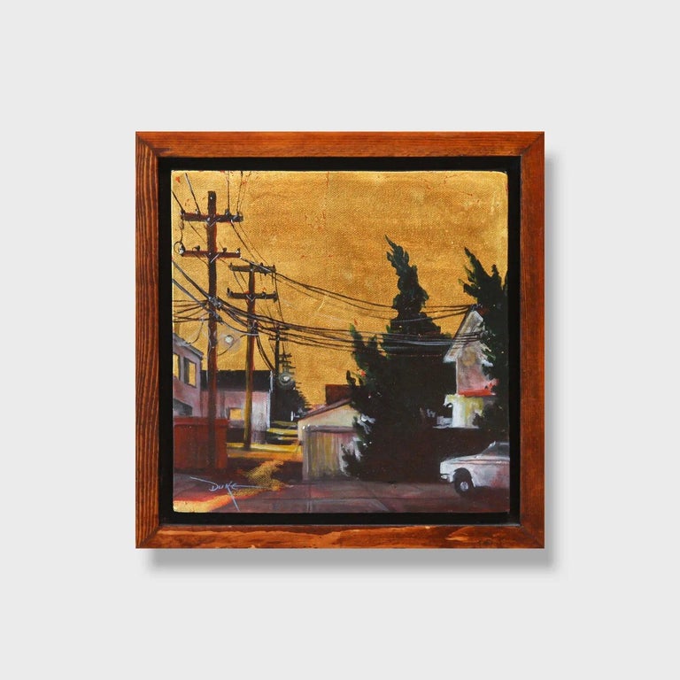 Duke Windsor - Impressionistic Cityscape Painting, "Nocturnal Alley's ...