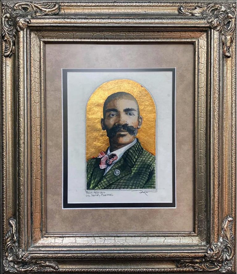 Duke Windsor - Impressionist Portrait, "Bass Reeves" For Sale at 1stDibs