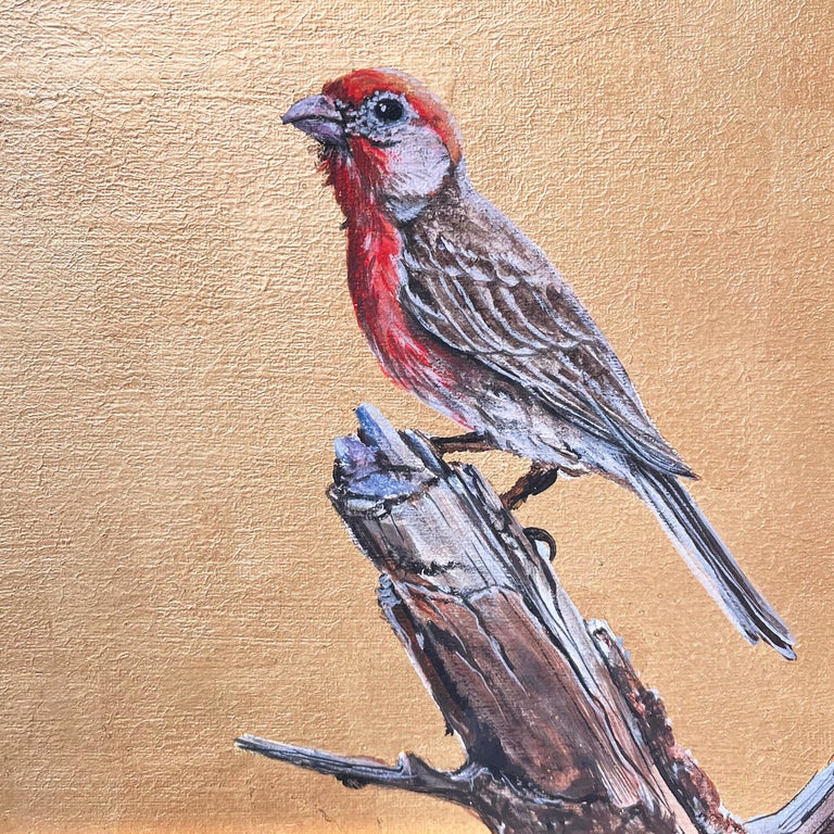 Duke Windsor - Impressionist Bird Painting, "Spring Goldfinch" For Sale ...