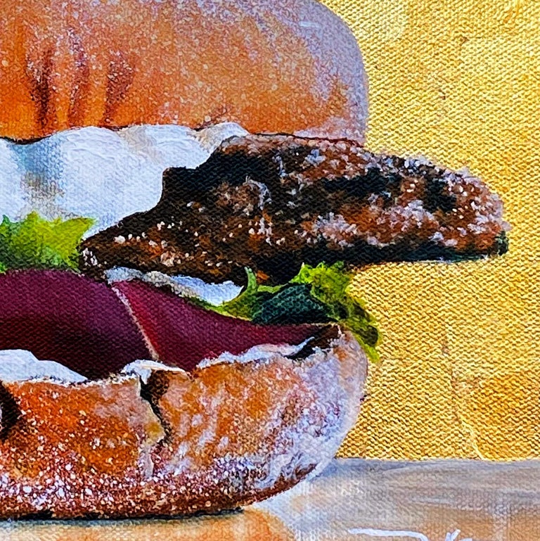 Duke Windsor - Impressionist Still Life, "The Ideal Burger II" For Sale ...