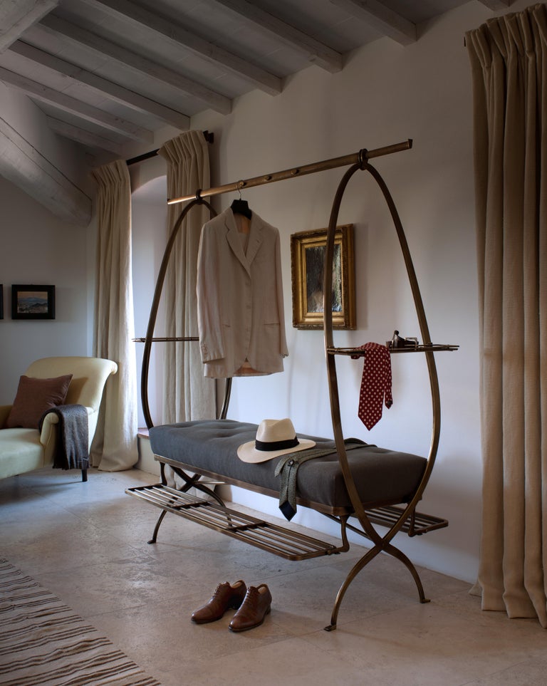 21st Century Bronze-Plated Steel Dressing Bench, the Dumb Valet For ...