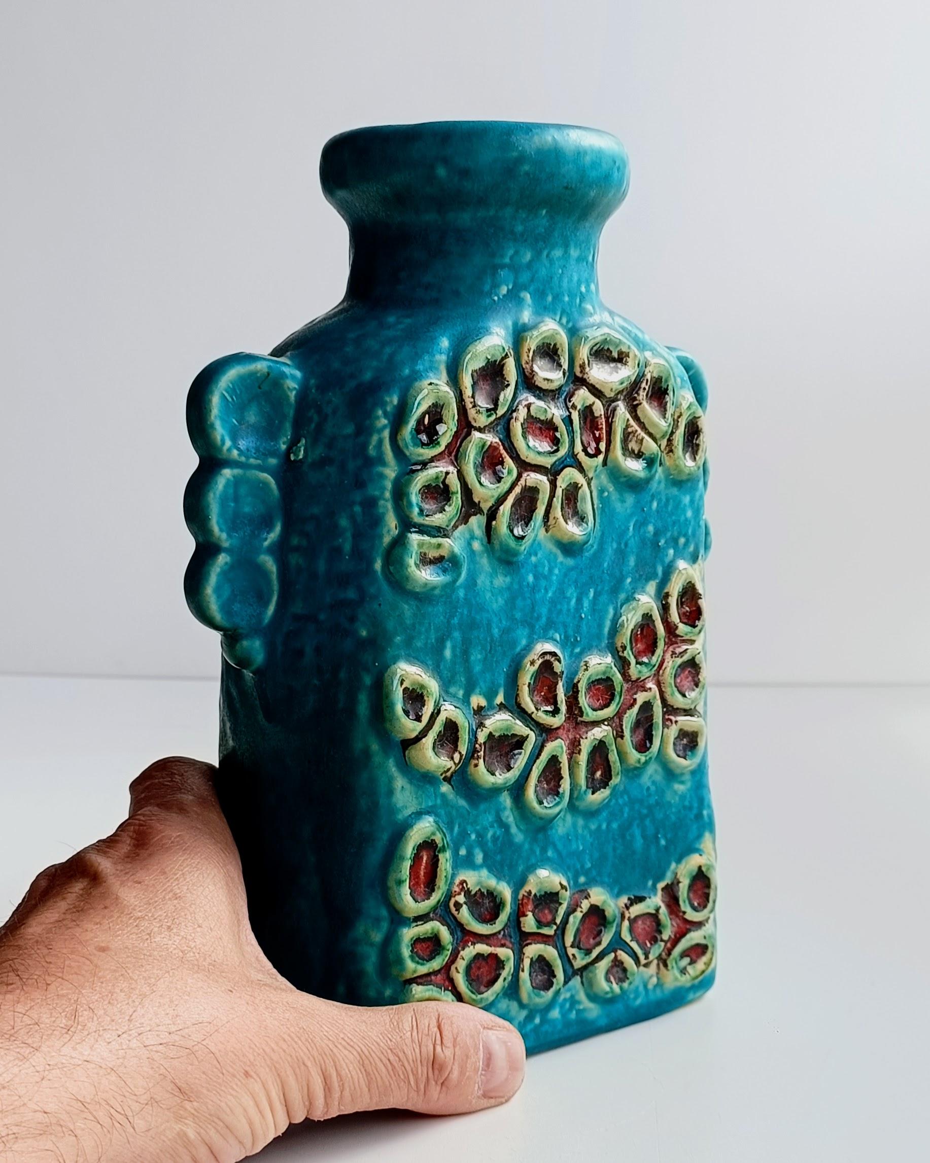 West German Pottery Dümler and Breiden Domino Decor Ceramic Vase, 1960s ...