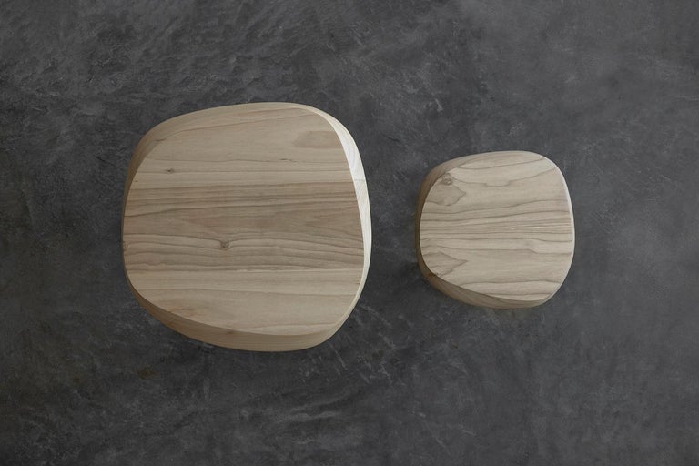 Duna Nest Table, Side Table, Bedside Table in Solid Poplar Wood by Joel ...