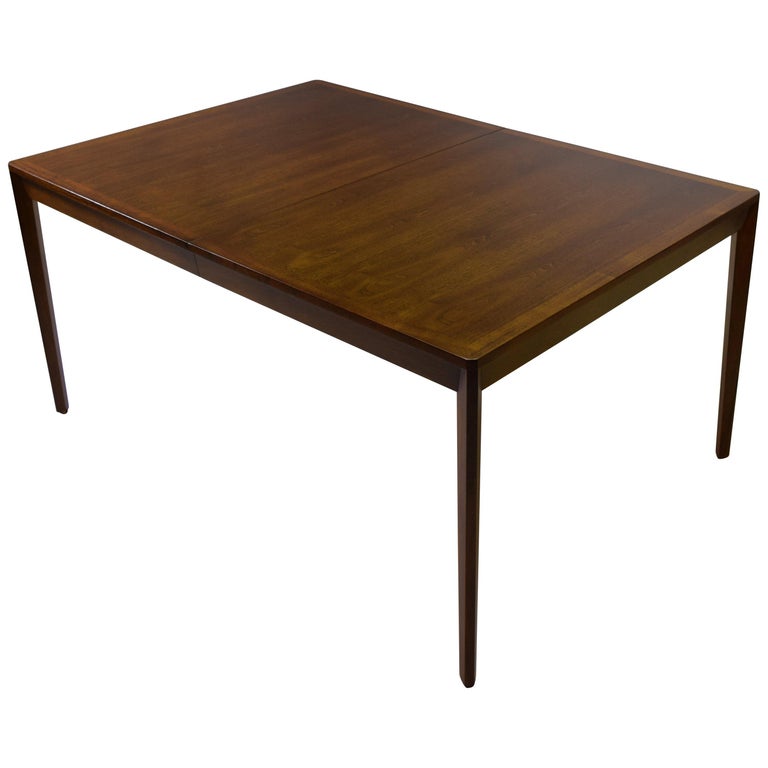 Dunbar 456 Walnut Dining Room Extension Table by Edward Wormley at 1stDibs
