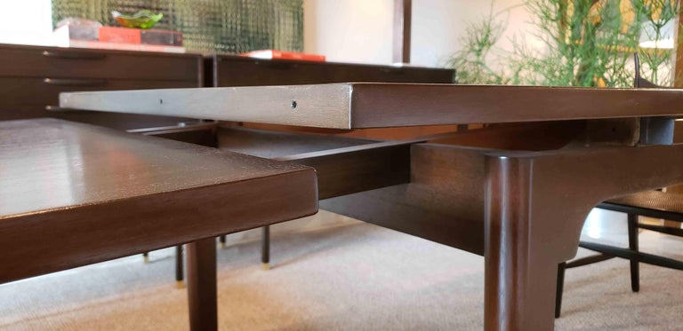 Dunbar Dining Table by Edward Wormley with Retractable Leaves Mahogany ...