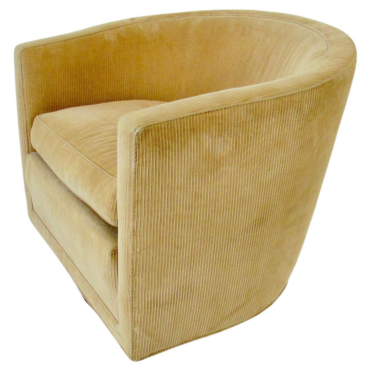 Pair of Dunbar Swivel Lounge Chairs - Edward Wormley at 1stDibs