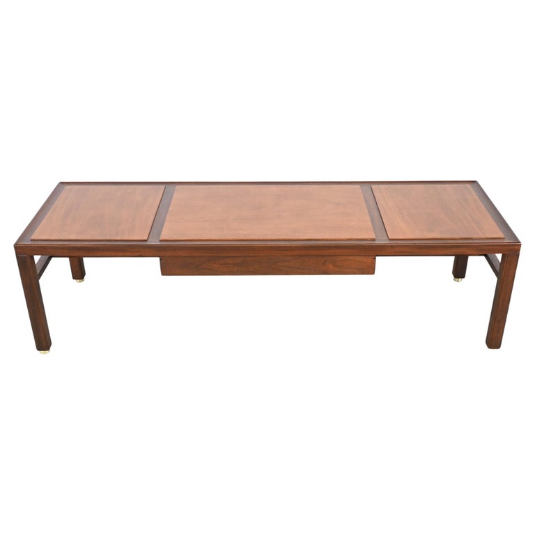 Dunbar Furniture Mid-Century Modern Two Toned Mahogany Coffee Table For ...